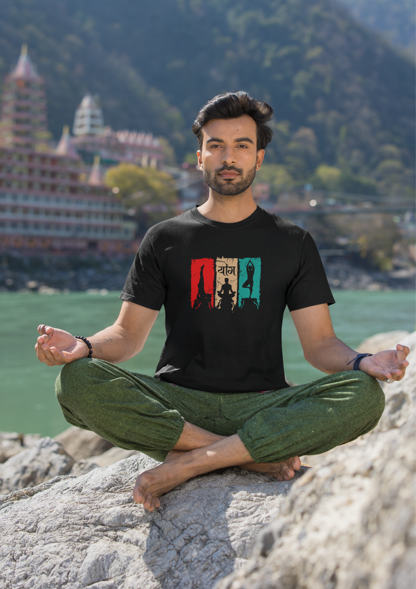Yoga T-shirts for Men– Damakdam - Divine Fashion Inspired by Sanatan ...