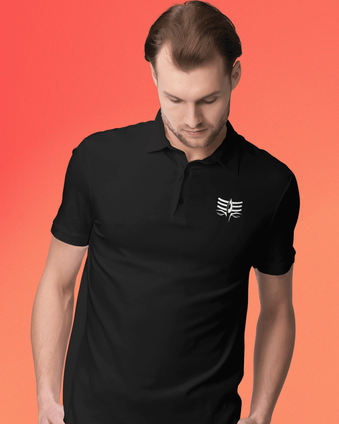 Mahakal Polo T-shirt for Men– Damakdam - Divine Fashion Inspired by Sanatan Dharma | Damakdam Store